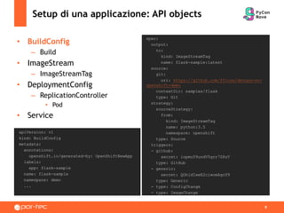 DevOps of Python applications using OpenShift (Italian version) | PDF