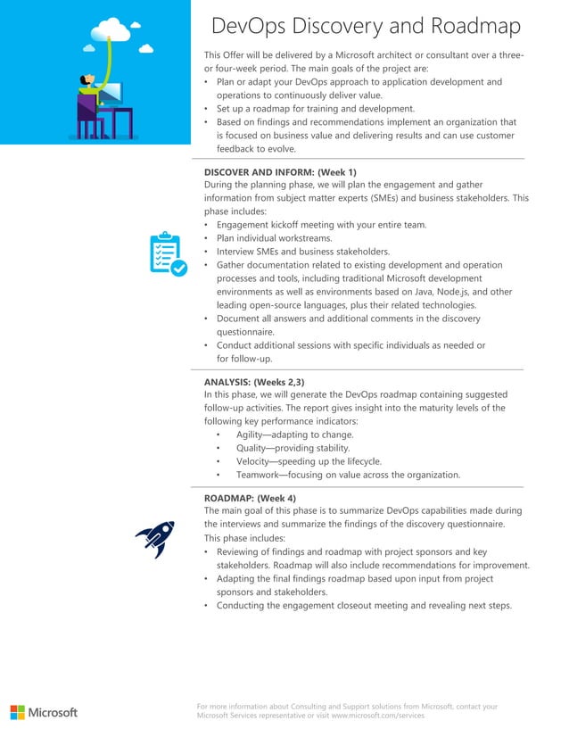 DevOps Discovery and Roadmap - Datasheet | PDF