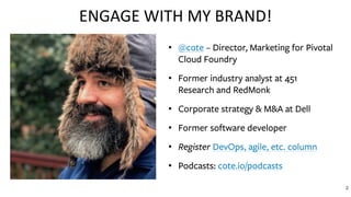DevOpsDaysRiga 2017: Michael Coté - The Death of Enterprise ...