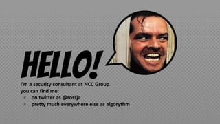 Dev opsec killing-the_buzz | PPT