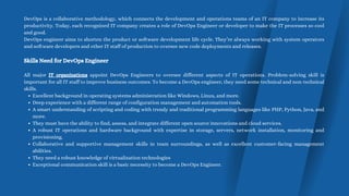 DevOps Engineer Roles and Responsibilities - Infrastructure Team | PDF