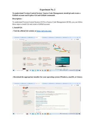 DevOps Expt 2.pdf | Web Development | Internet