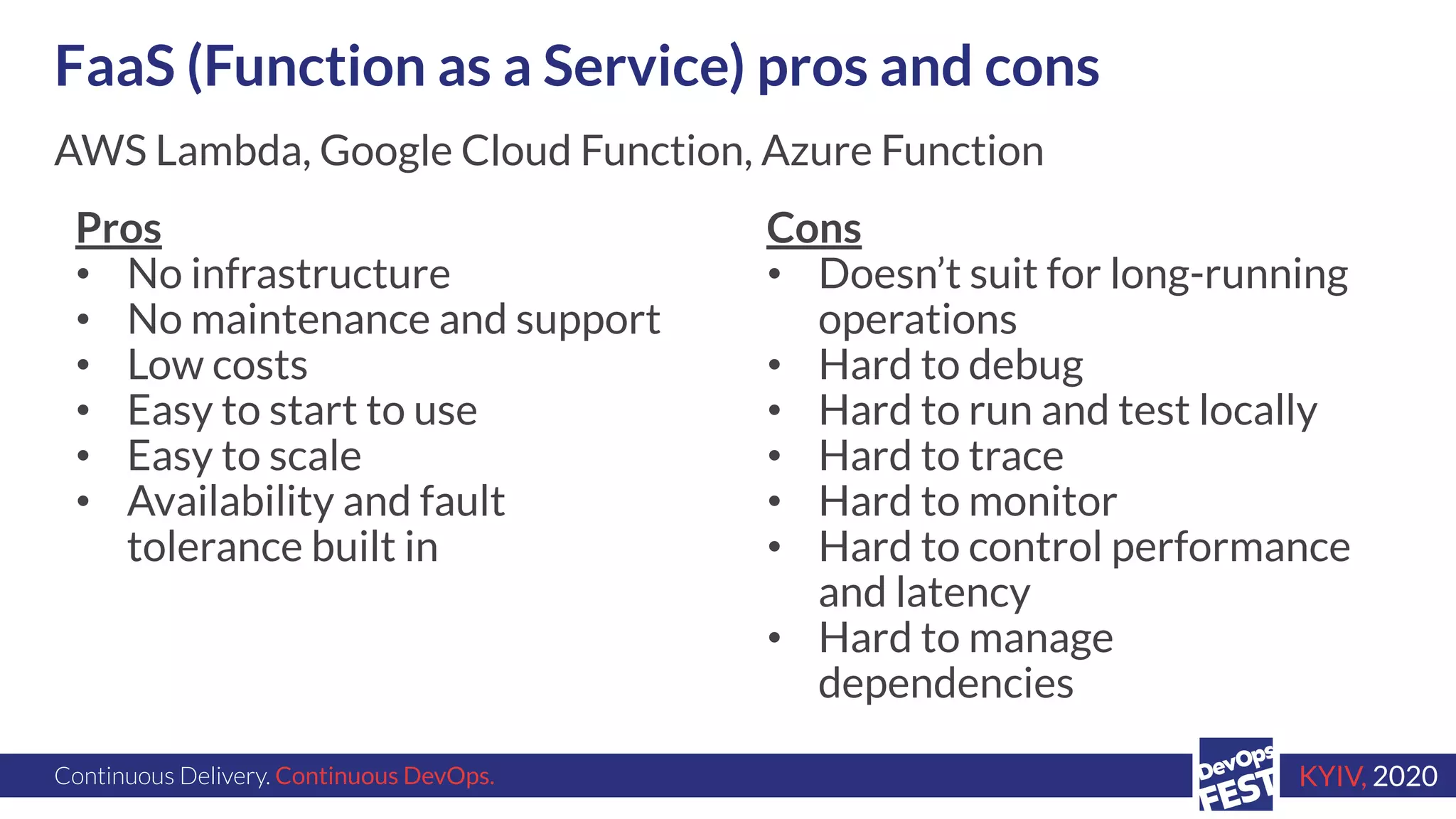 Devops Fest 2020 Андрей Шишенко Cicd For Aws Lambdas With Serverle