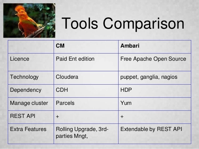 Dev ops for big data cluster management tools