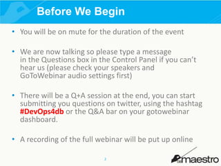 DevOps for Database webinar | PPT