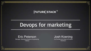 DevOps for Marketing | PPTX