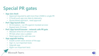 Dev ops for mobile apps at microsoft teams | PPTX
