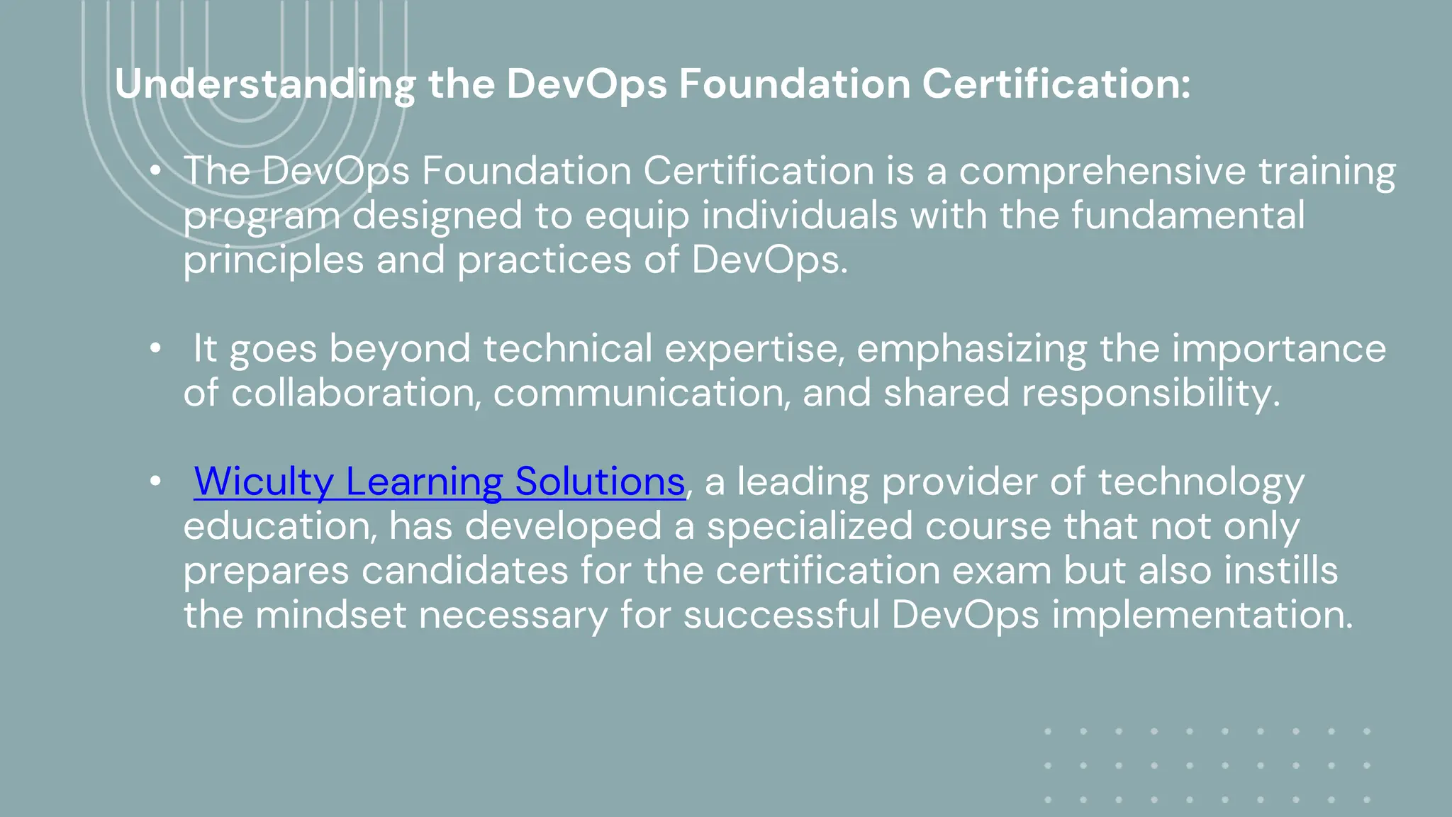 DevOps Foundation Certification Building the Core Skills for ...