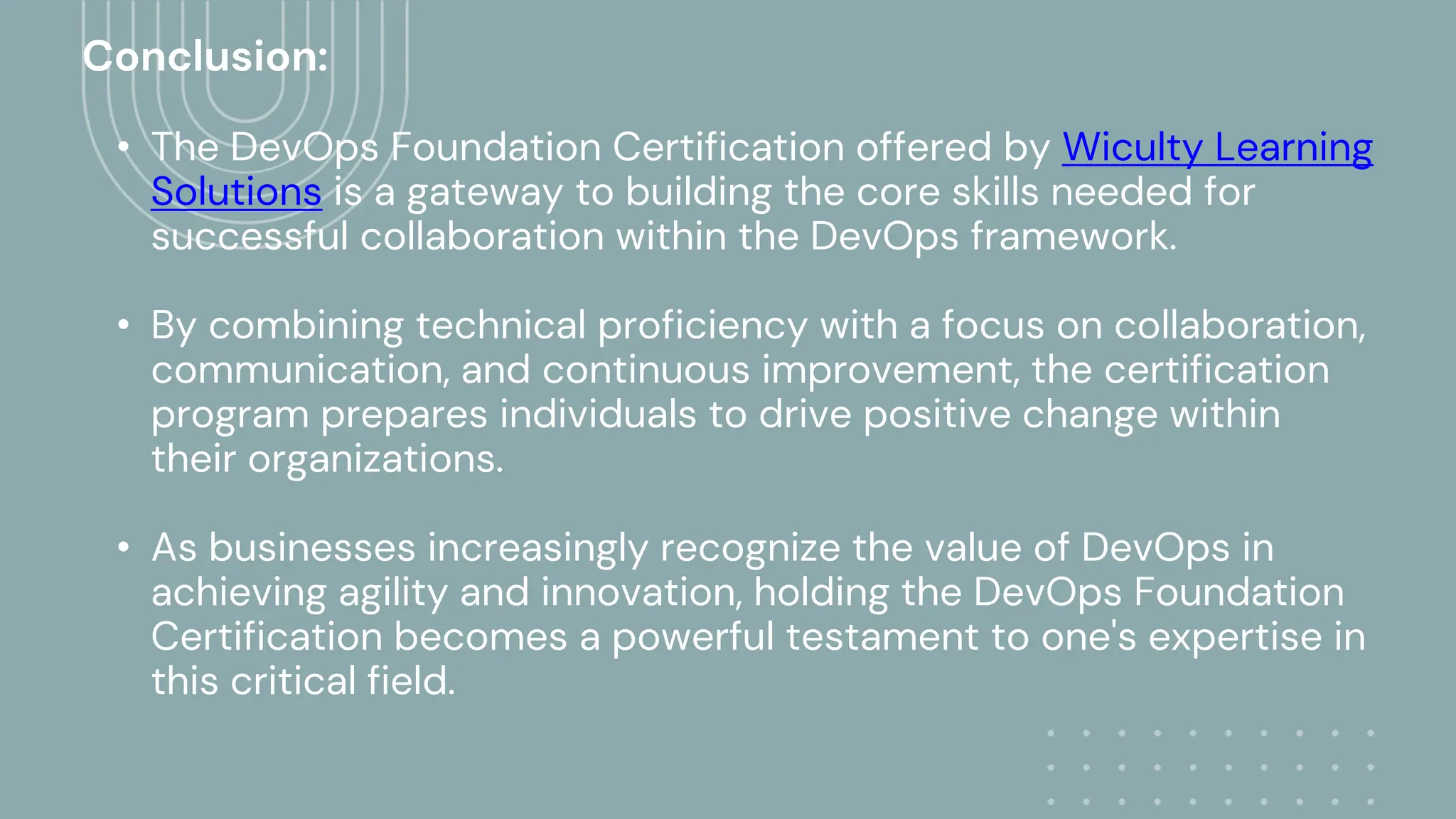 DevOps Foundation Certification Building the Core Skills for ...