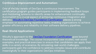 DevOps Foundation Certification Building the Core Skills for ...