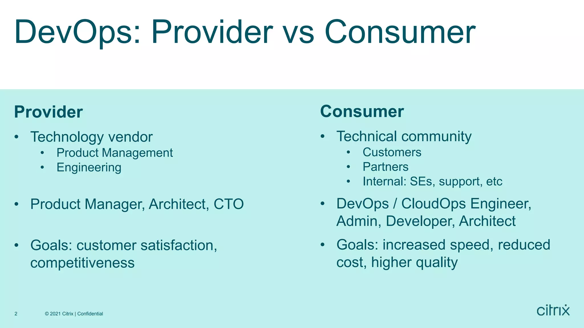 DevOps from the Provider Perspective | PPT