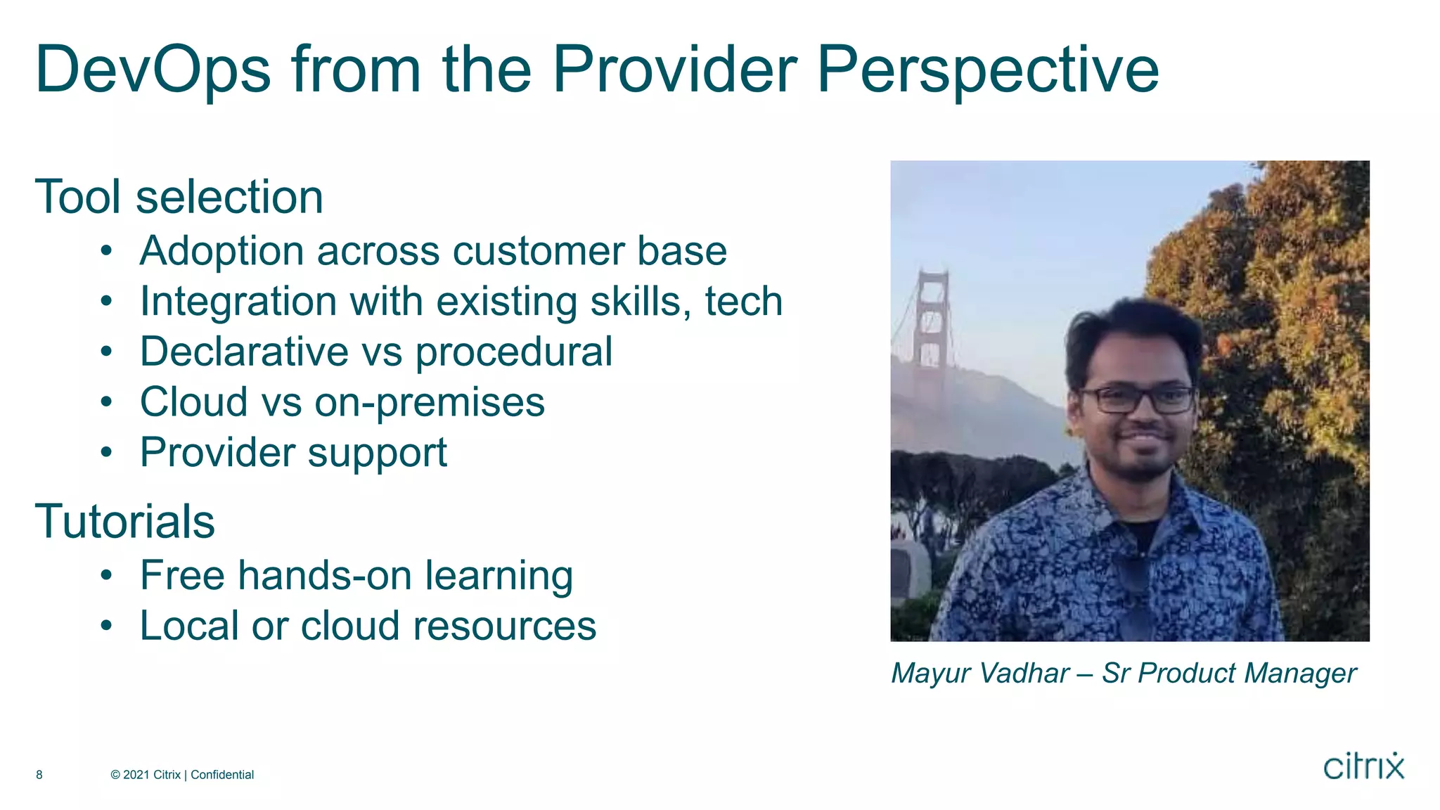 DevOps from the Provider Perspective | PPT