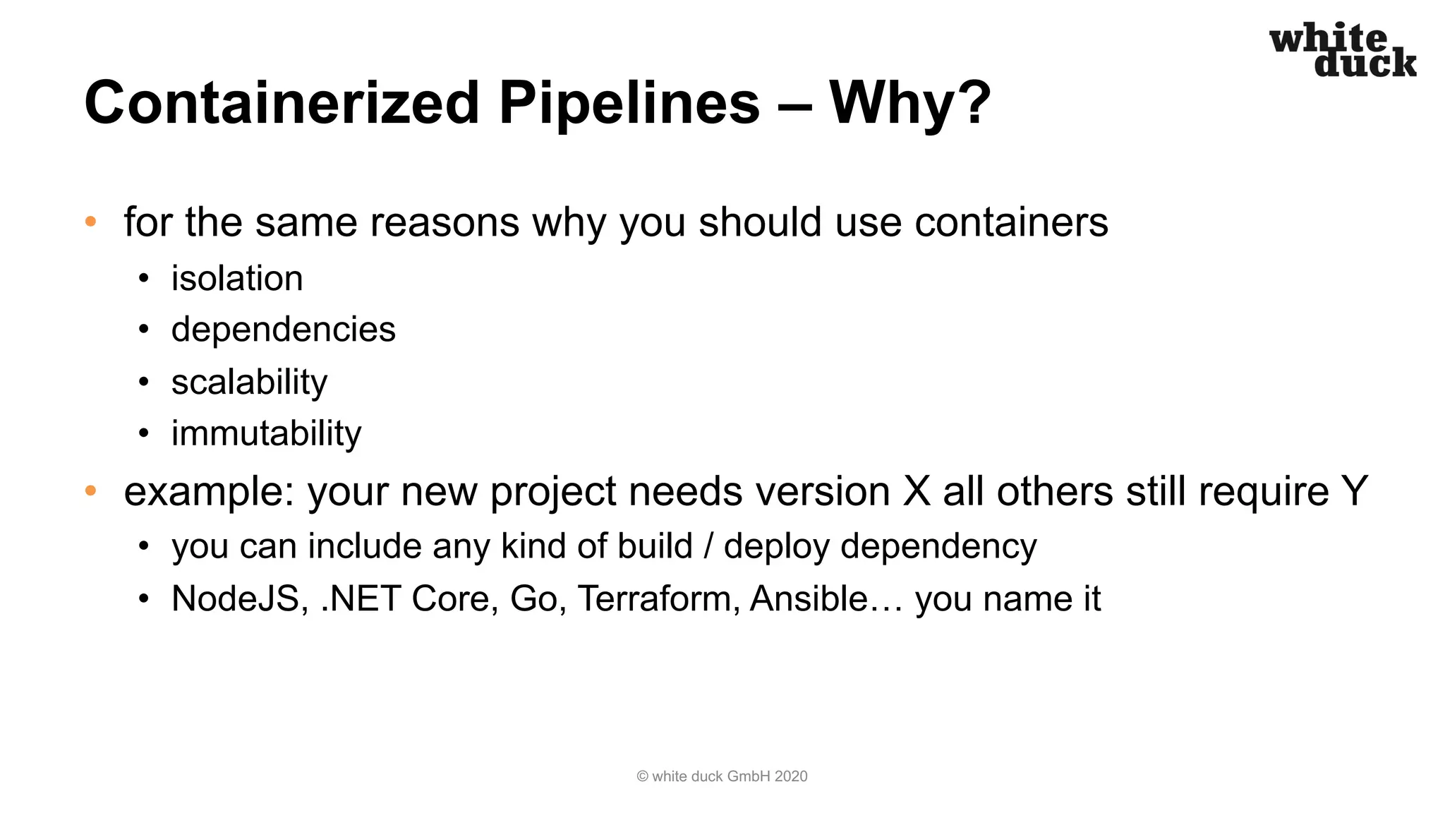 DevOps Gathering - How Containerized Pipelines Can Boost Your CI/CD | PDF