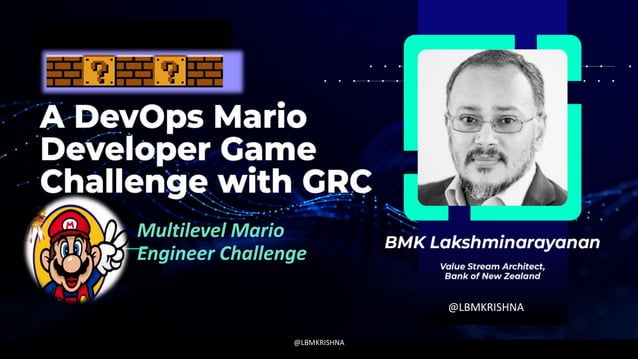 A DevOps Mario Developer Game Challenge with GRC | PDF