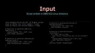 basic arithmetic operations in linux environment | PPT