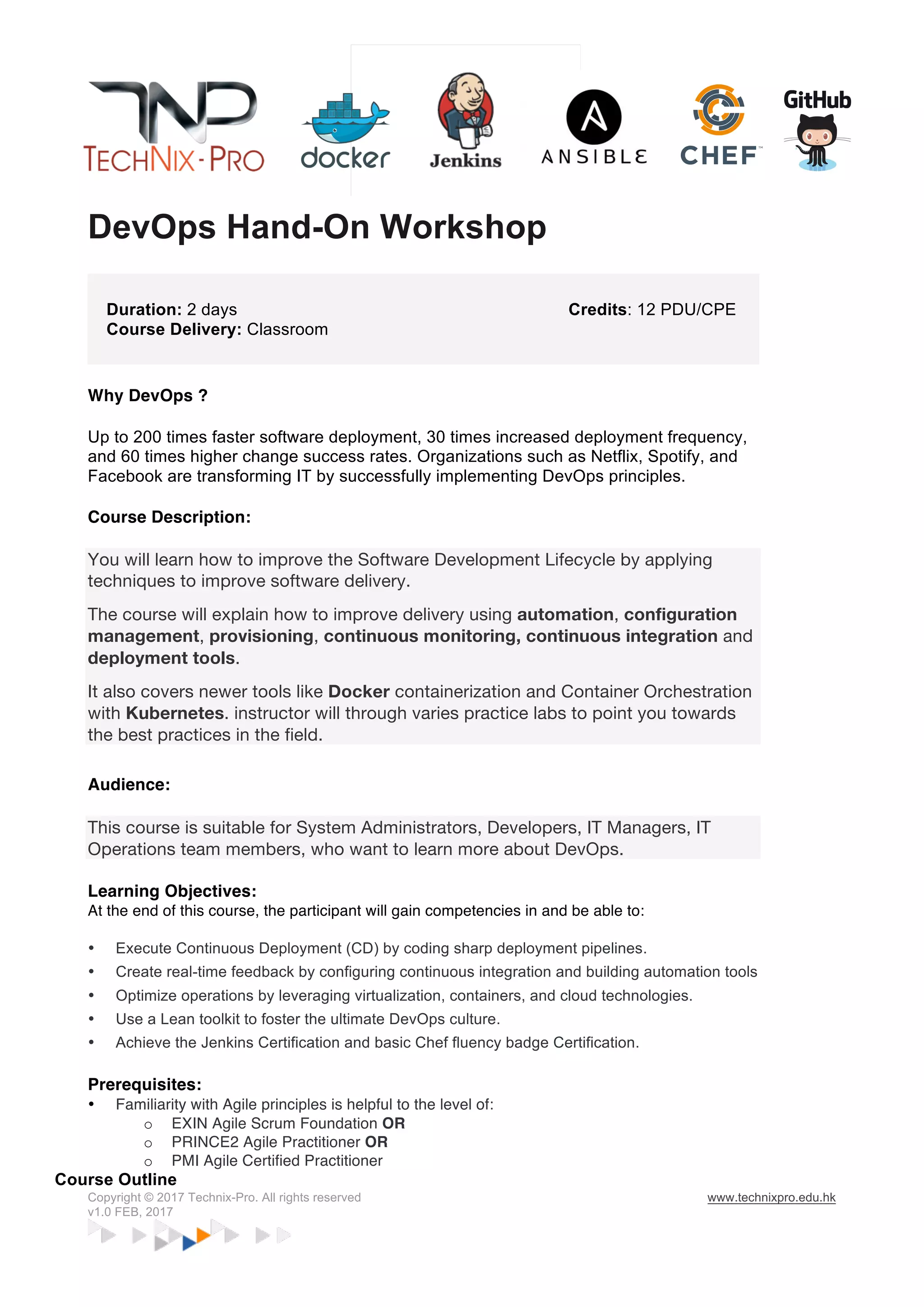 DevOps Hand On Workshop | PDF