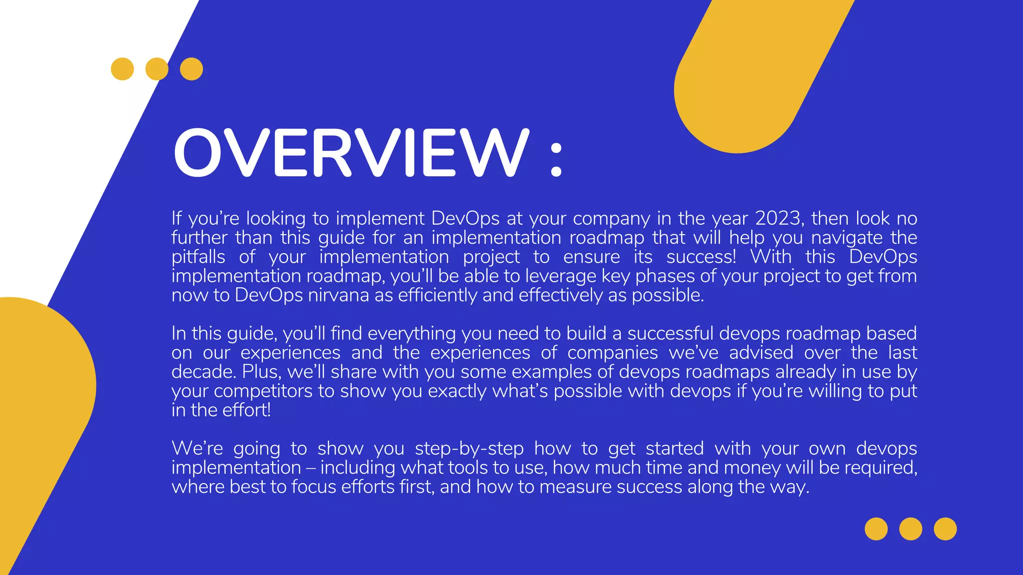 DevOps Implementation Roadmap | PDF DevOps Implementation Roadmap | PDF