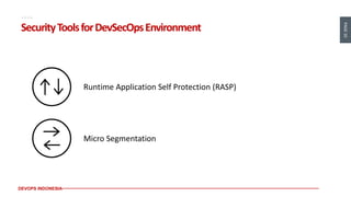 DevOps Indonesia - DevSecOps - Application Security on Production Environment | PDF
