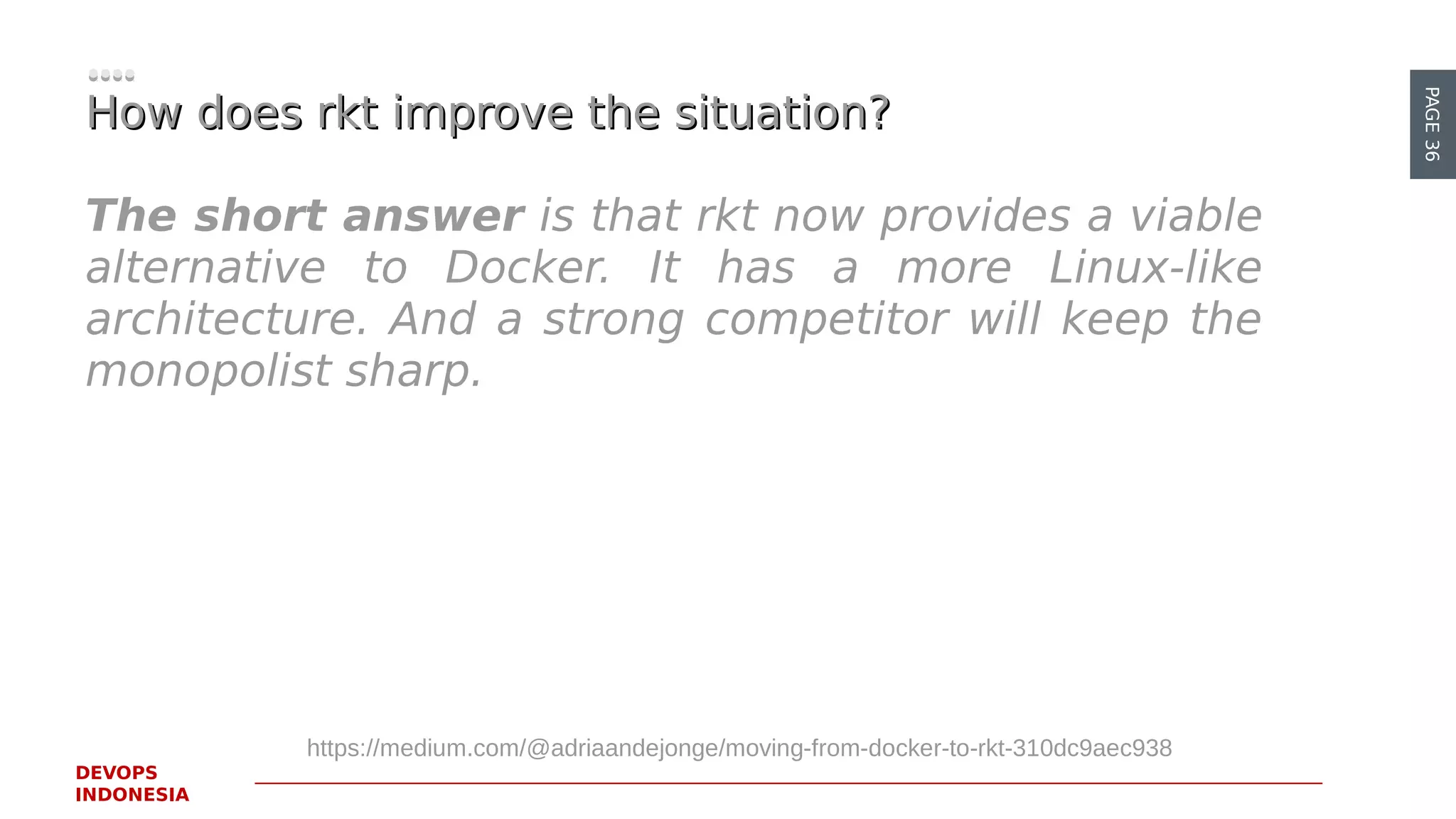 Devops indonesia - The Future Container | PDF