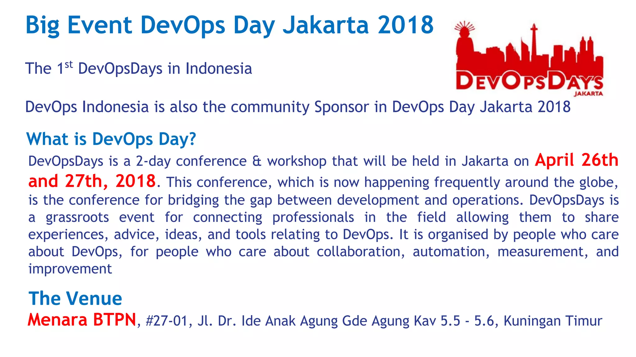 DevOps Indonesia #3 - Infrastructure as Code using Terraform | PDF