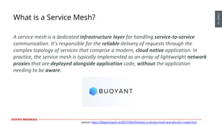 DevOps Indonesia #8 - Service Mesh with Istio | PPT