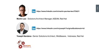 DevOps Indonesia Meetup : "Making DevOps Practice Real" by Martin Lee & Yoseph Nandana | PPT