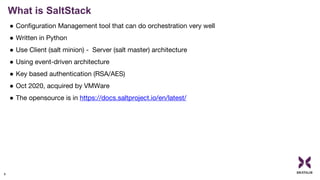 Introduction to SaltStack (An Event-Based Configuration Management) | PPT