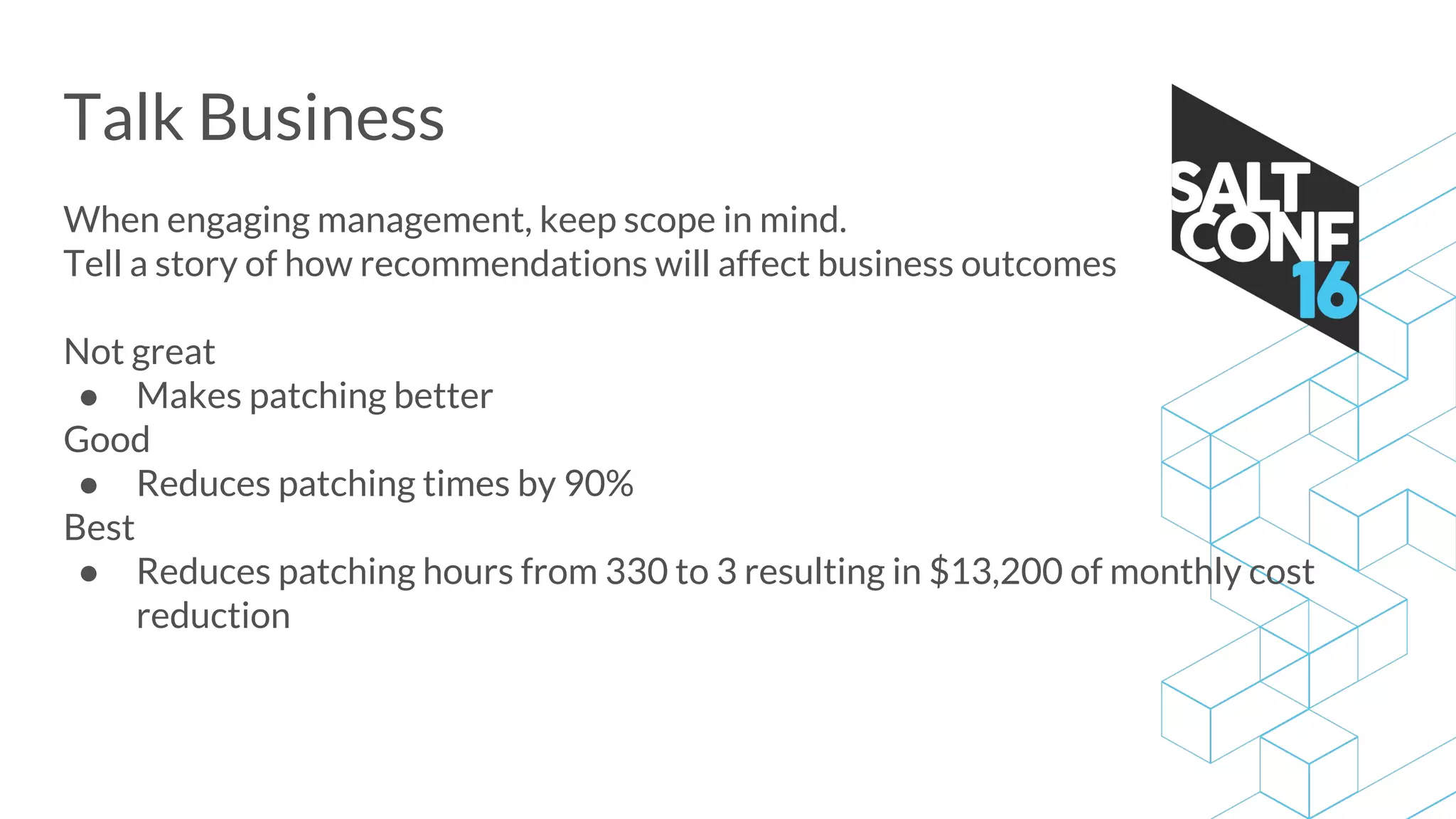 Using SaltStack to DevOps the enterprise | PPT