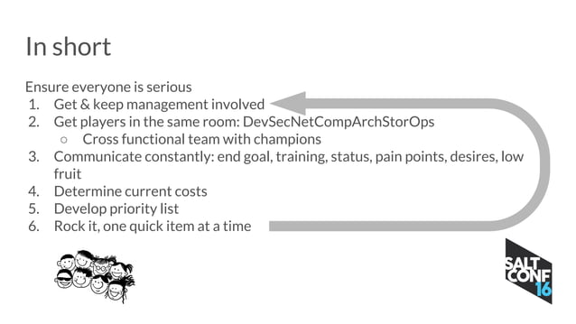 Using SaltStack to DevOps the enterprise | PPT