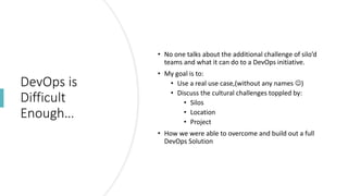DevOps in Silos | PPT