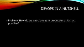DevOps intro | PPTX