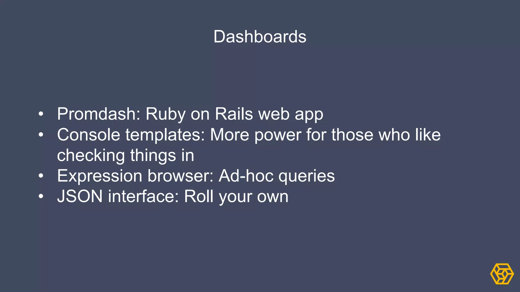 Systems Monitoring With Prometheus Devops Ireland April 2015 Pdf Databases Computer