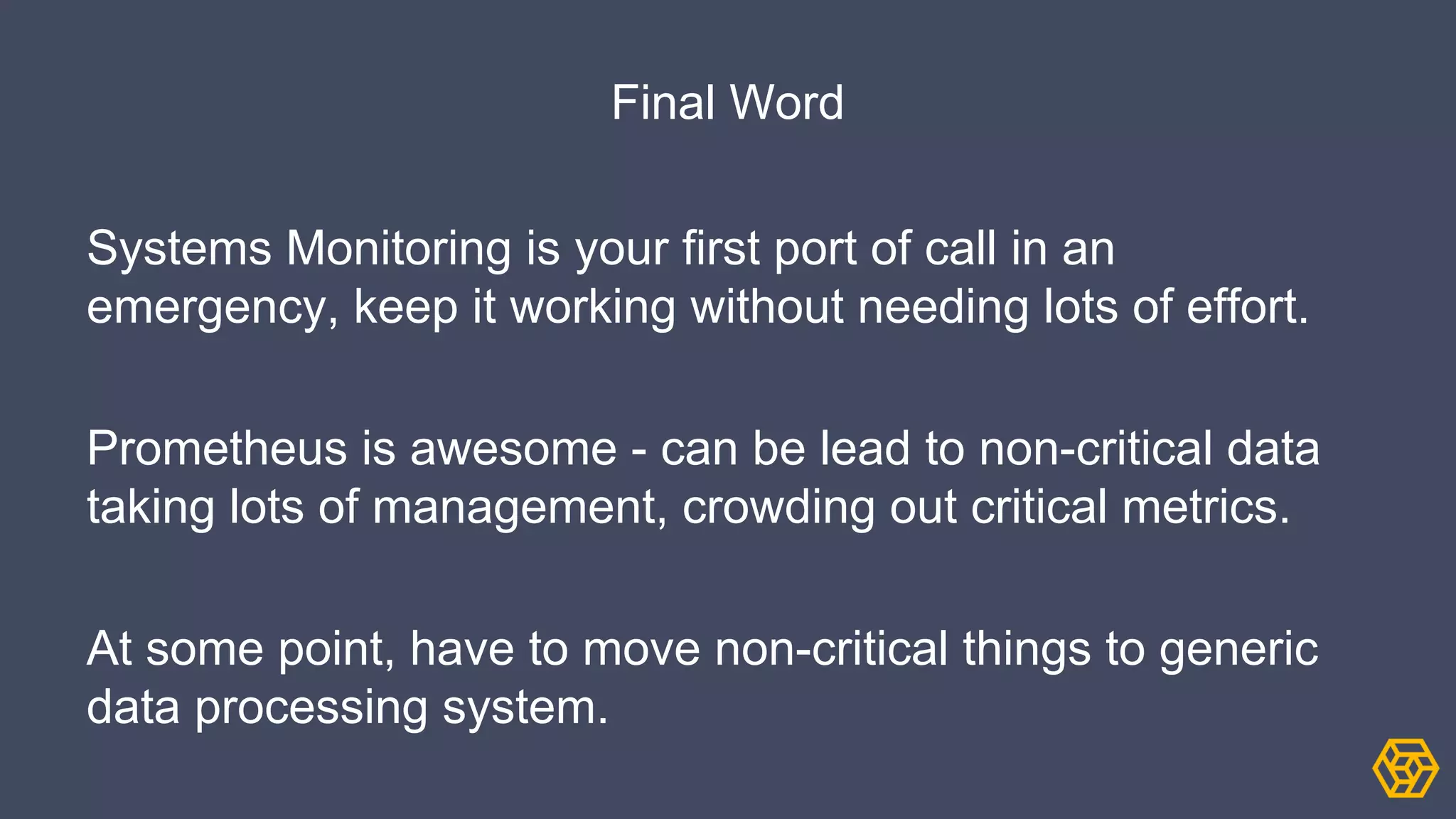 Systems Monitoring With Prometheus Devops Ireland April 2015 Pdf Databases Computer