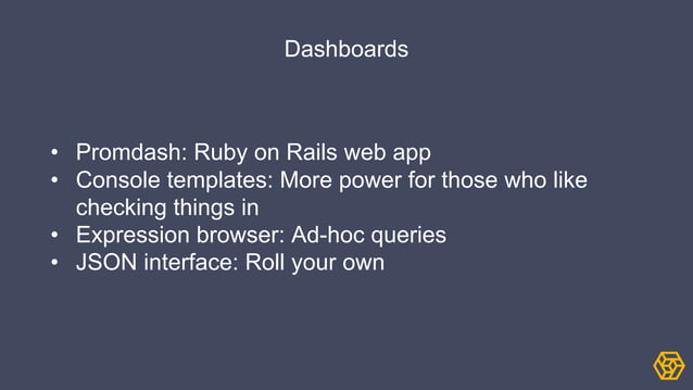Systems Monitoring with Prometheus (Devops Ireland April 2015) | PDF | Databases | Computer ...
