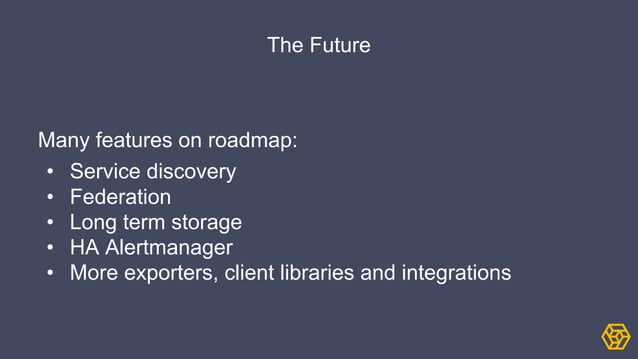 Systems Monitoring with Prometheus (Devops Ireland April 2015) | PDF | Databases | Computer ...