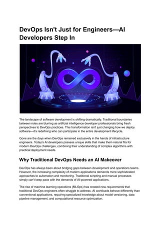 DevOps Isn't Just for Engineers—AI Developers Step In.pdf