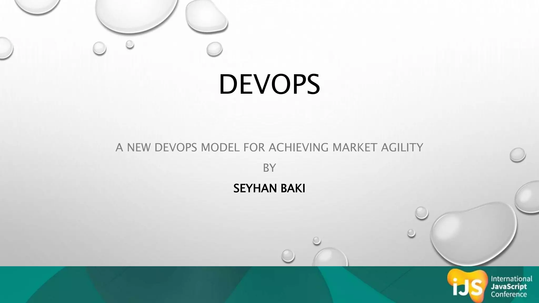 CALMSLI DevOps Model for Market Agility | PPT