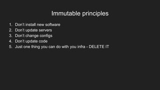 IaC and Immutable Infrastructure with Terraform, Сергей Марченко | PPT