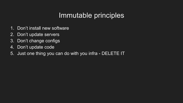 Iac And Immutable Infrastructure With Terraform Сергей Марченко Ppt