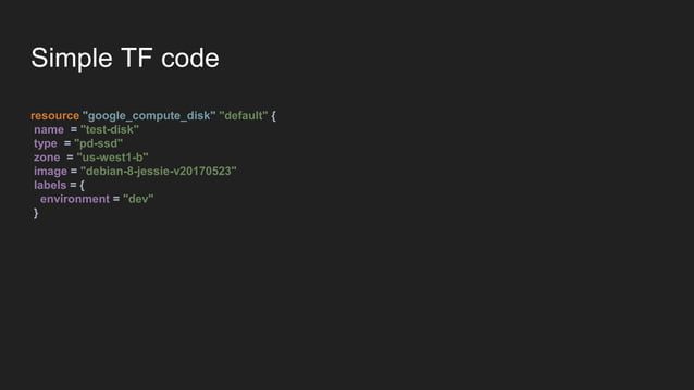 Iac And Immutable Infrastructure With Terraform Сергей Марченко Ppt