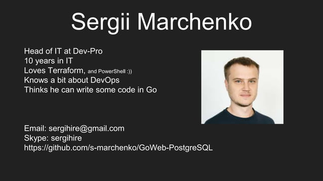 IaC and Immutable Infrastructure with Terraform, Сергей Марченко | PPT
