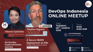 DevOps Indonesia X Palo Alto and Dkatalis Roadshow to DevOpsDays Jakarta 2022 | PPT