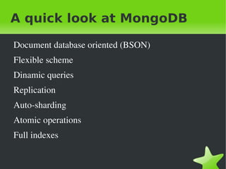 MongoDB Devops Madrid February 2012 | PPT