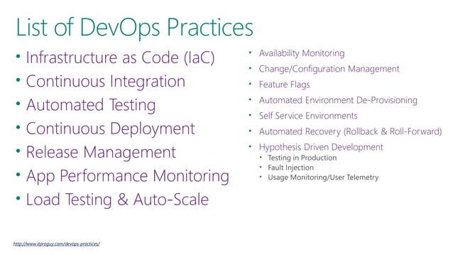 #4 - DevOps par un évangeliste Microsoft Corp | PPT