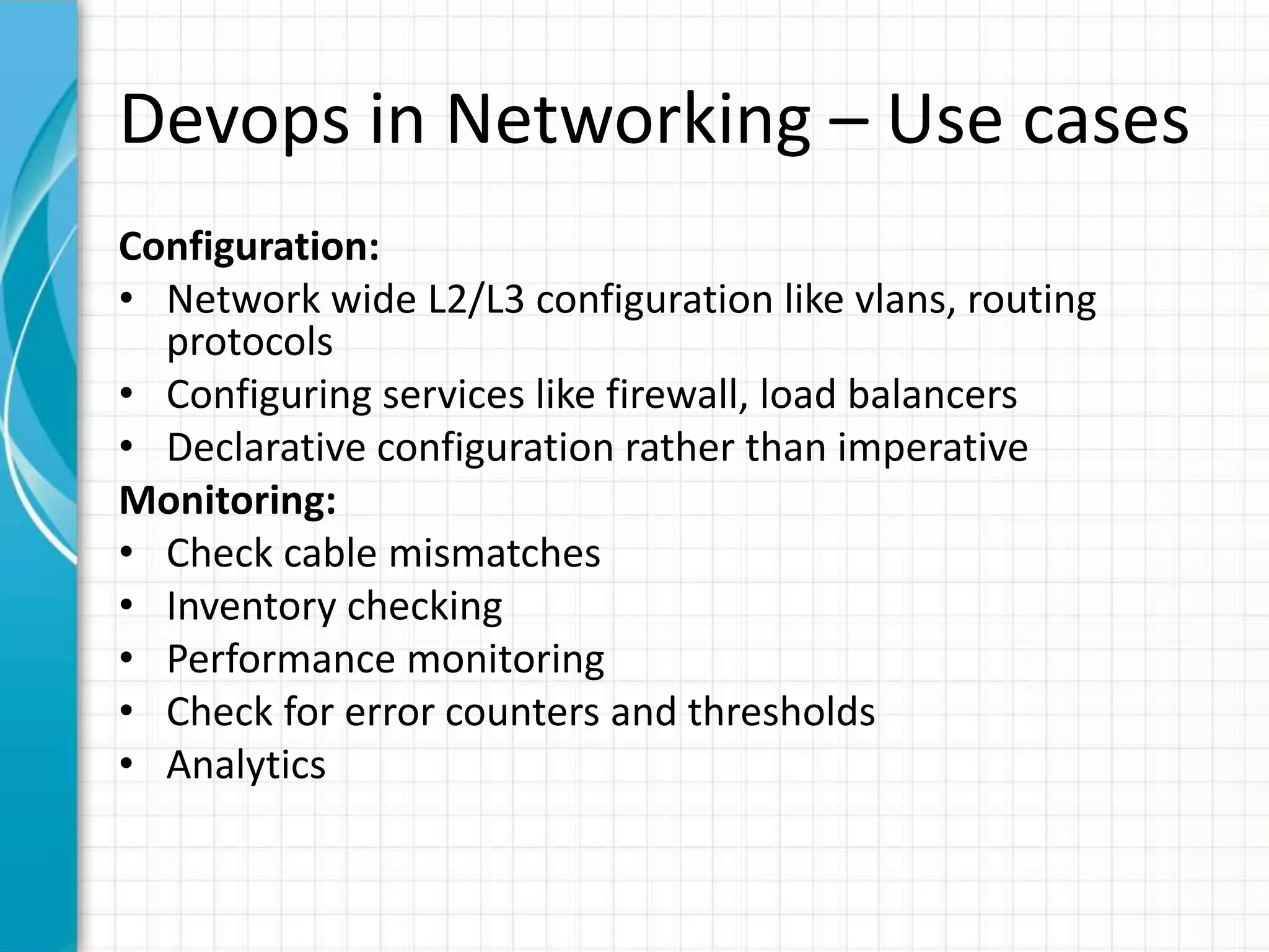 Devops In Networking Pptx