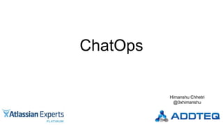ChatOps, Automation & Agile | PPT