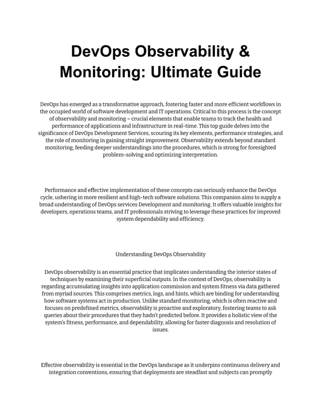 DevOps Observability & Monitoring_ Ultimate Guide.pdf