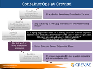 DevOps at Crevise Technologies | PDF | Cloud Computing | Internet