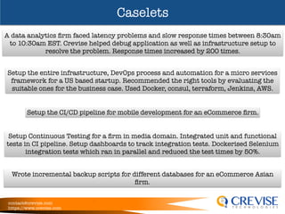 DevOps at Crevise Technologies | PDF | Cloud Computing | Internet