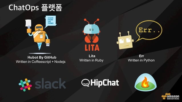 데브옵스(DevOps)의 현재와 미래 - ChatOps & VoiceOps (윤석찬) | PPT